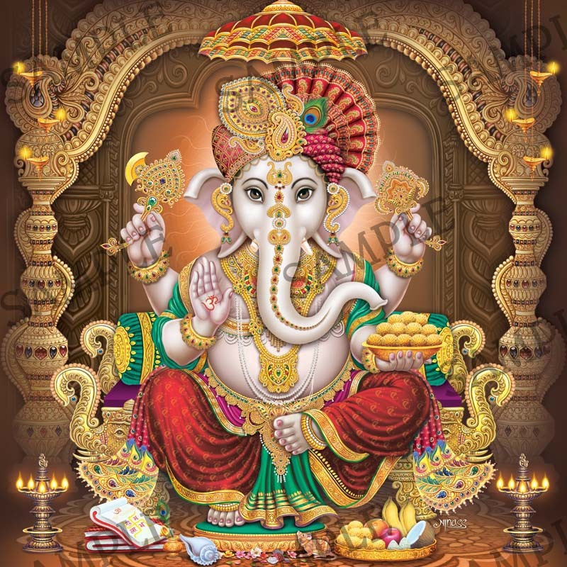 Buy Online Lord Ganesha - 4x6 Inch Frame - Zifiti.com 1052477